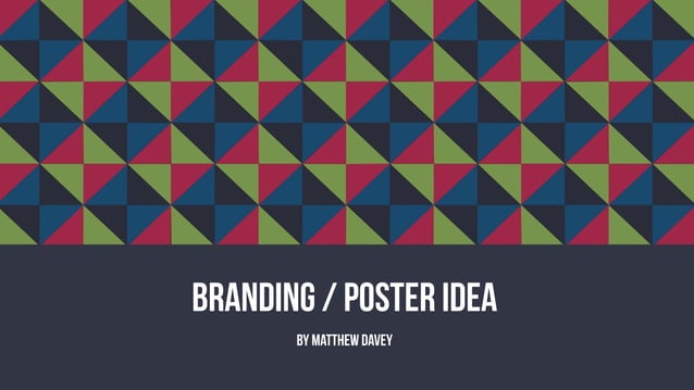Branding : poster pitch | PDF
