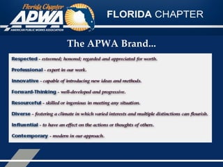 APWA Florida Chapter Branding Presentation | PPT