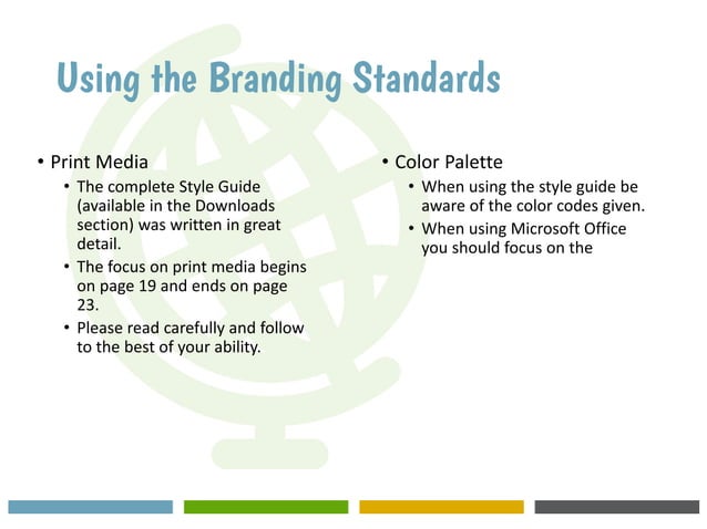 Branding standards | PDF