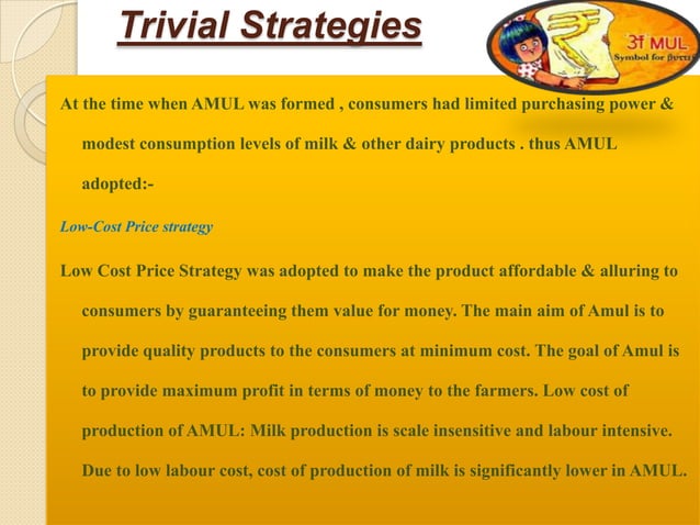 Branding strategies of amul | PPT