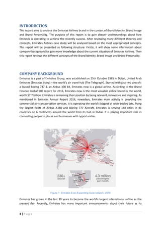 Branding strategy of emirates airlines | PDF