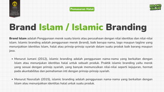 Brand Islam dan Branding Halal - Pemasaran Halal | PDF