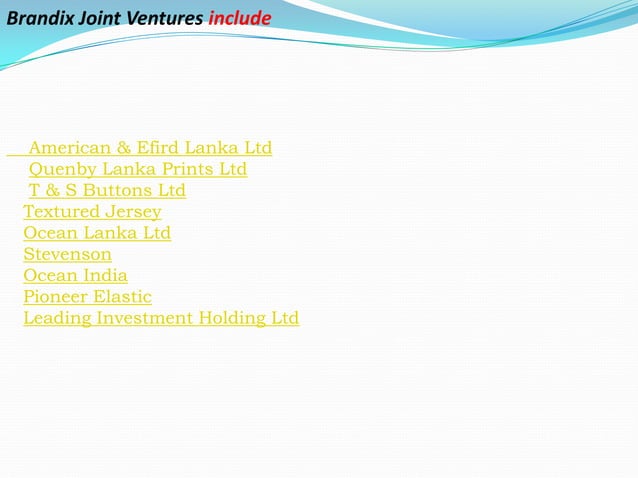 Brandix | PPTX | Women\'s Clothing | Women\'s Fashion