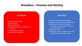 Brandless Case Study | PPTX