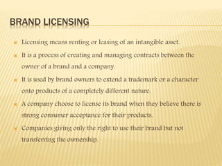 Brand licensing | PPTX