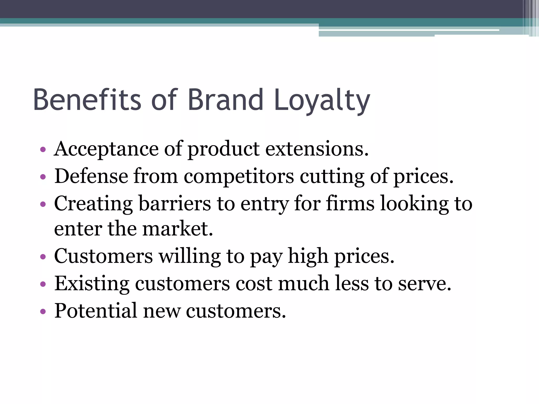 Brand Loyalty (Consumer Behaviour) | PPTX