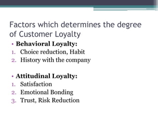 Brand Loyalty (Consumer Behaviour) | PPTX