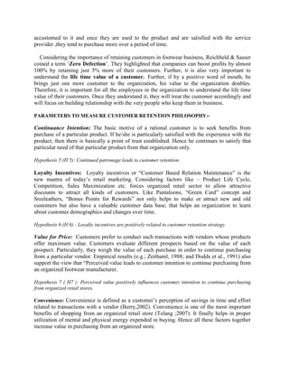 Brand loyalty and customer retention of bata india limited | PDF | Retail Industry | Industries