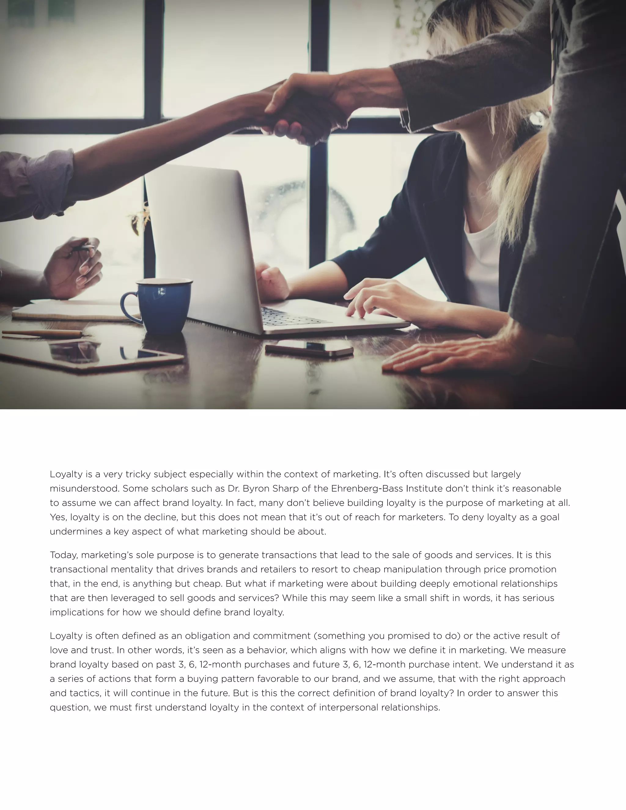 Redefining Brand Loyalty: The Emotional and Behavioral Aspects of ...