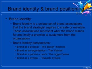 Introduction to Brand Management