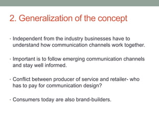 Brand management & communication | PPT