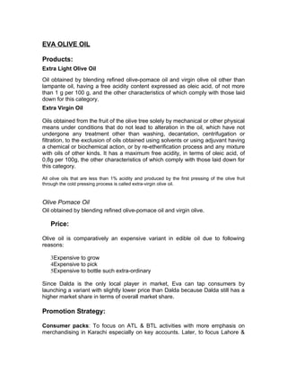 Brand Management Eva Cooking Oil | DOC