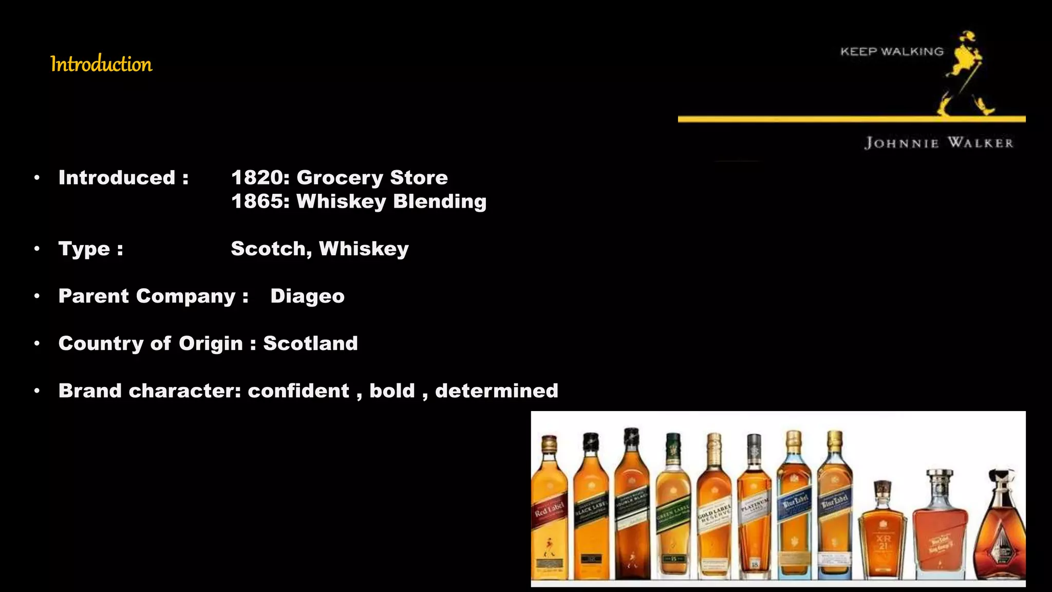 Brand management of johnnie walker | PPTX | Alcoholic Beverages | Food ...