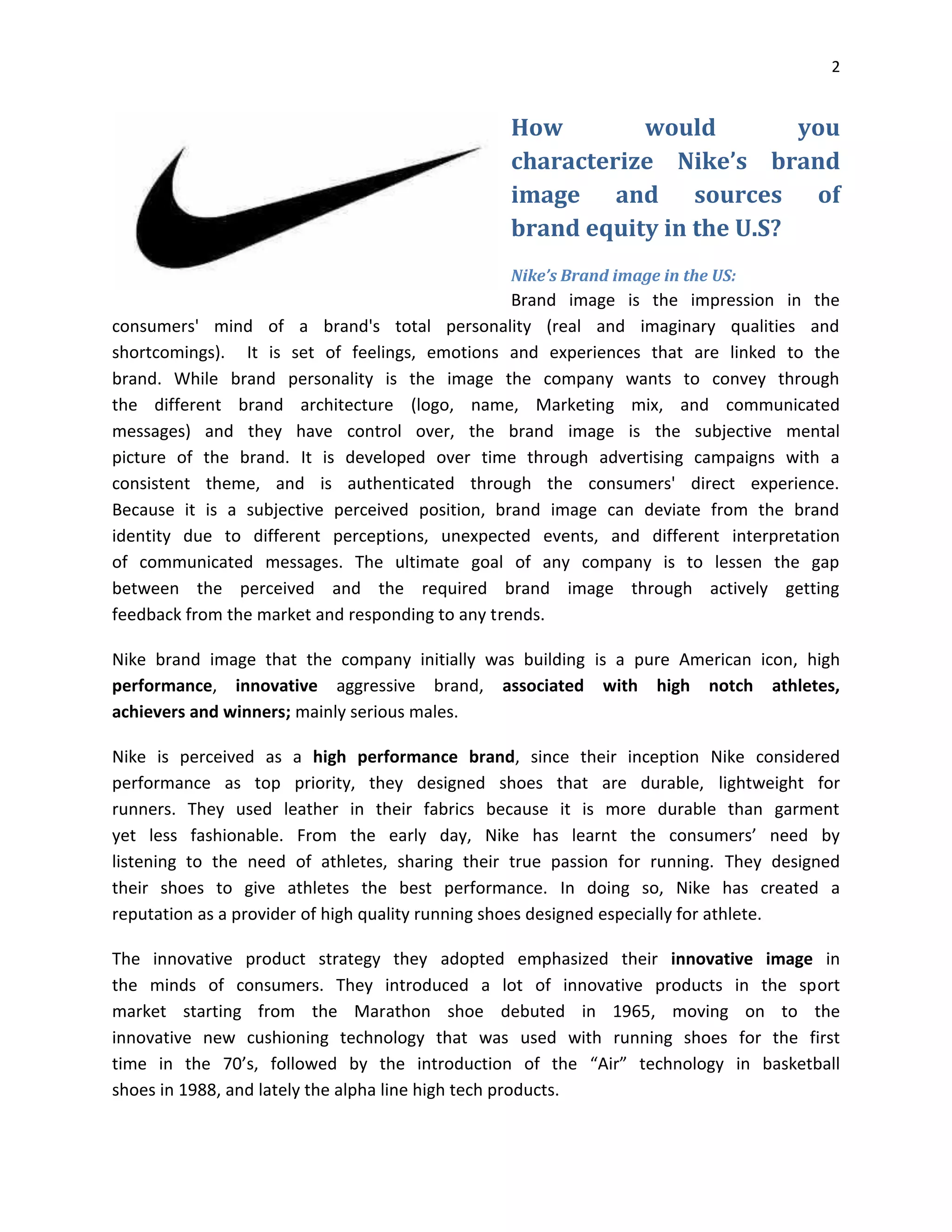 Brand Managment: Nike; Building A Global Brand Case Analysis | PDF