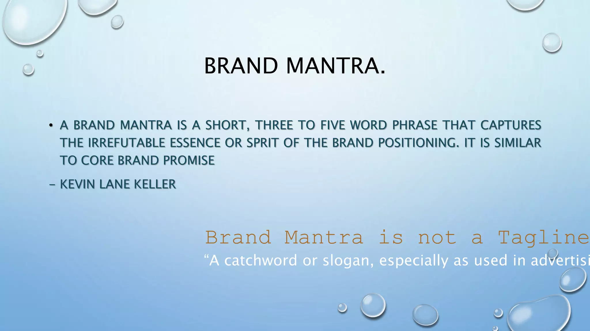 Brand Mantra | PPSX