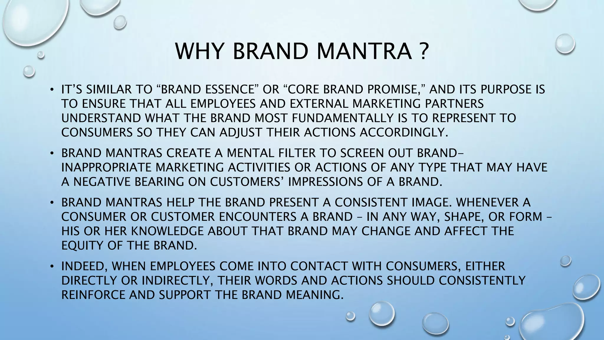 Brand Mantra | PPSX