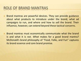 Brand mantras | PPTX