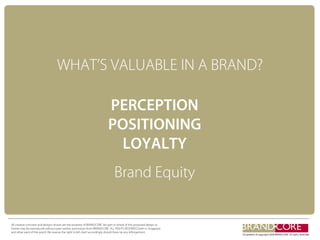Brand Methodology Brandcore | PDF