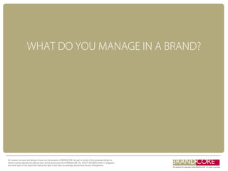 Brand Methodology Brandcore | PPT