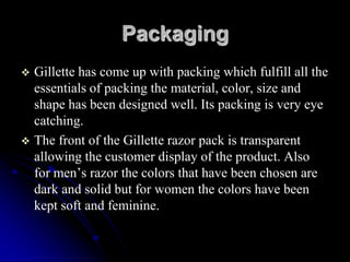 Unique Brand Elements of Gillette Mach 3 | PPTX