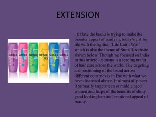 Branding-Sunsilk | PPTX