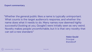 The Brand Names Report 2024, created by Rob Meyerson | PPT