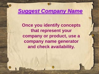 Brand name suggestion | PDF