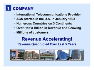 ACN Business Opportunity Presentation | PPT | Business | Business and ...