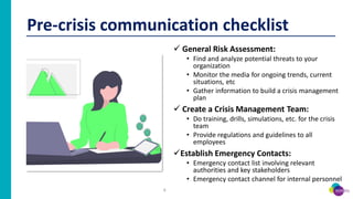 Brandnow.asia: Crisis communication checklist | PDF