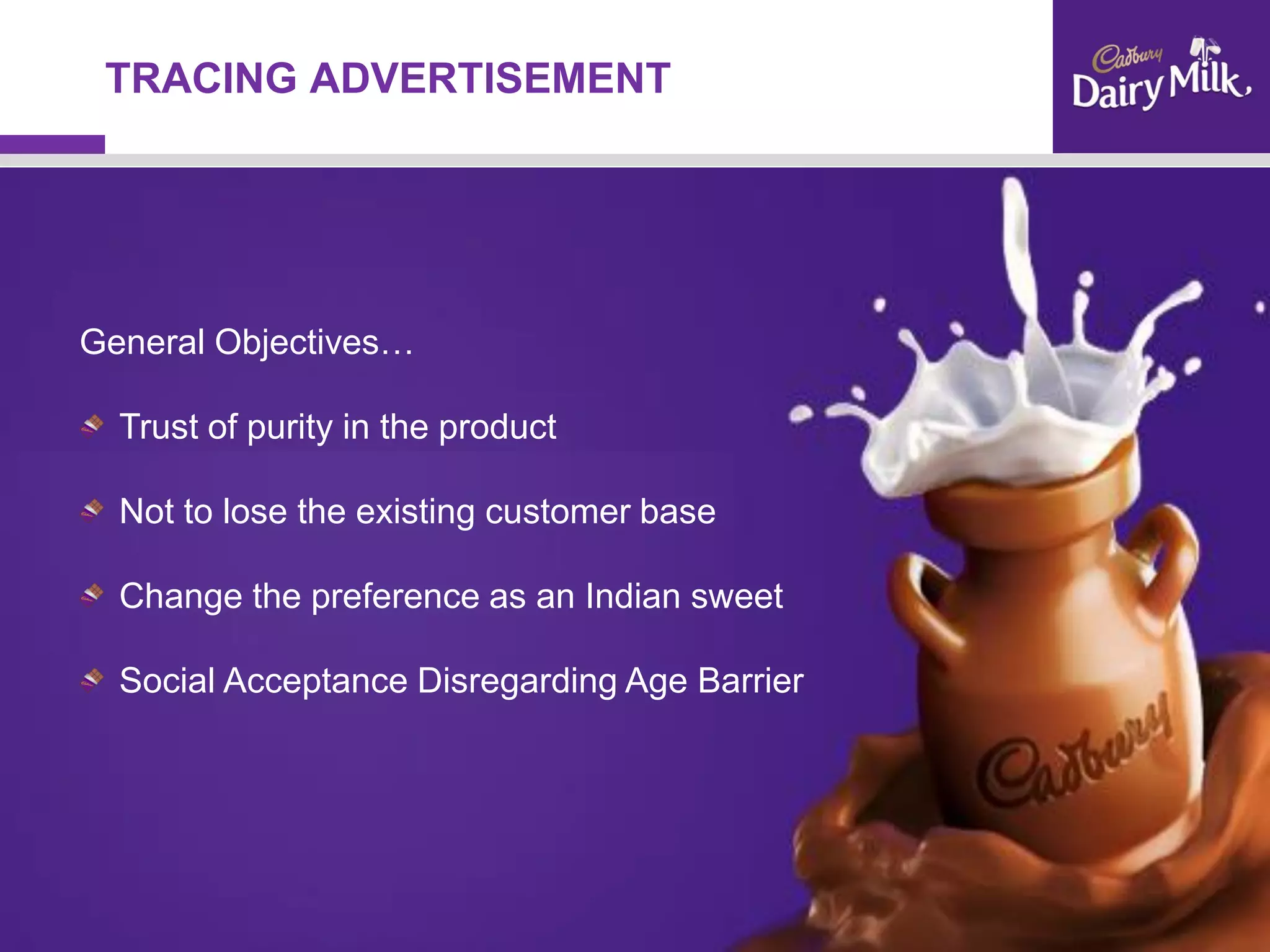 Cadbury Dairy Milk - Brand Observation Portfolio | PDF