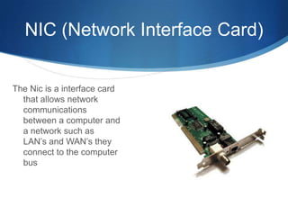 Brandon cisco unit 3 components of a computer technical | PPTX