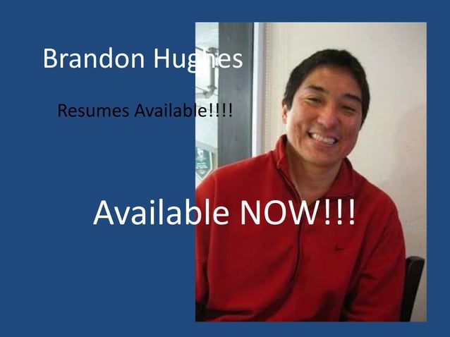Brandon Hughes Resume | PPTX