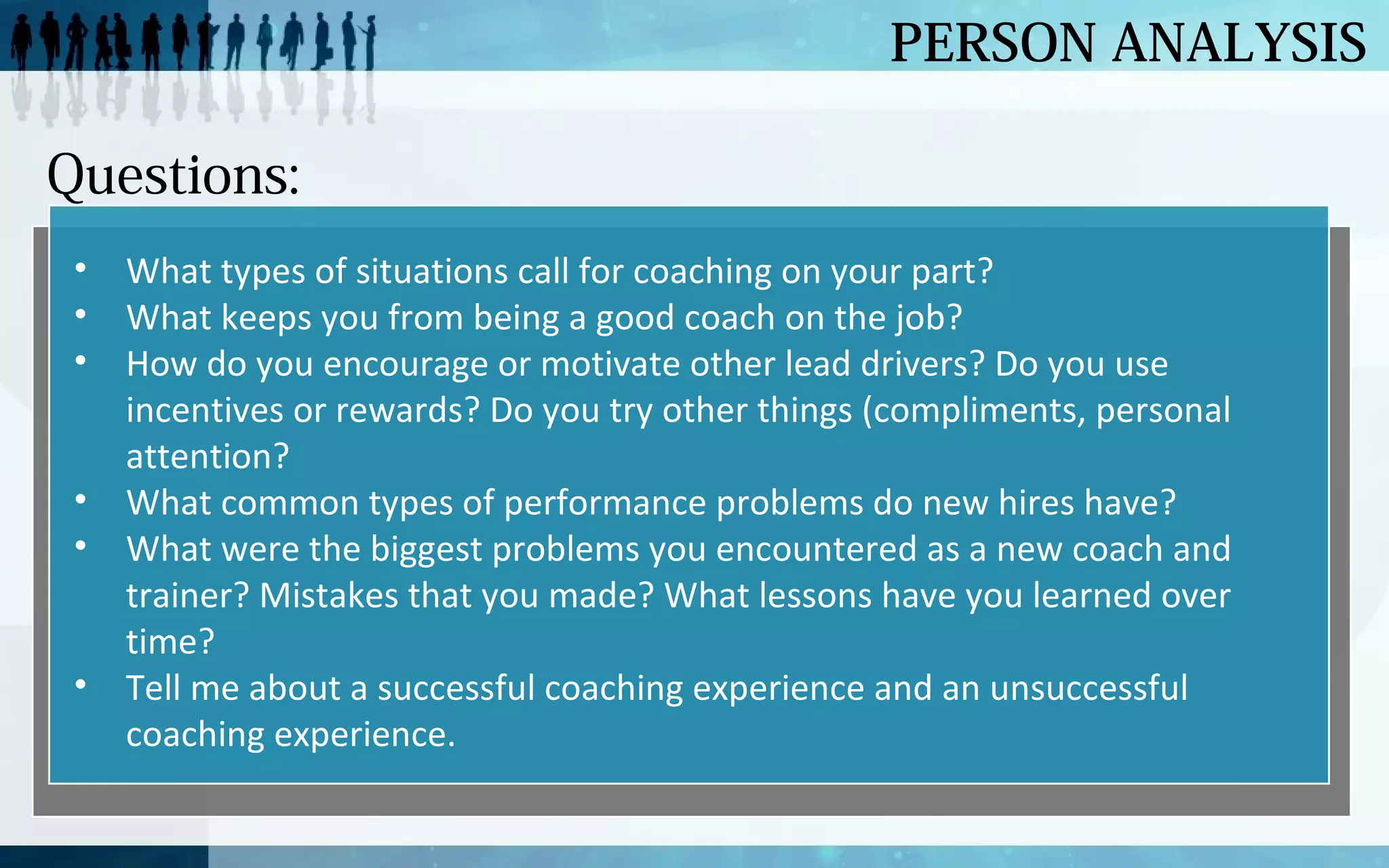 Chapter 3 Needs Assessment: Person Analysis By Noe | PPT