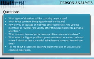 Chapter 3 Needs Assessment: Person Analysis By Noe | PPT