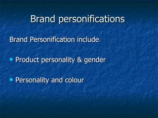 Brand Personality | PPT