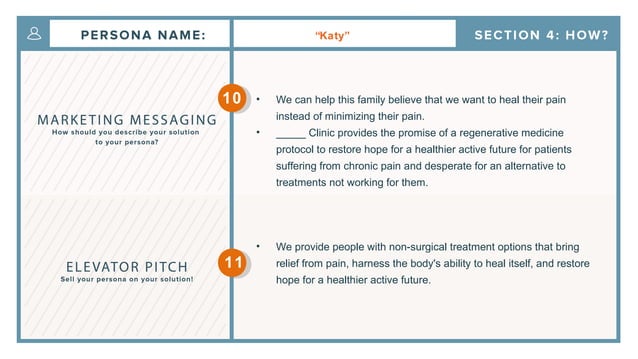 Brand Patient Persona Template | PPT