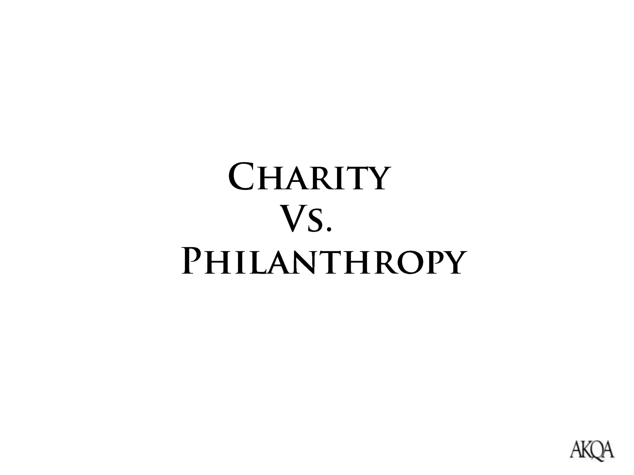The Emergence of Brand Philanthropy | PPT
