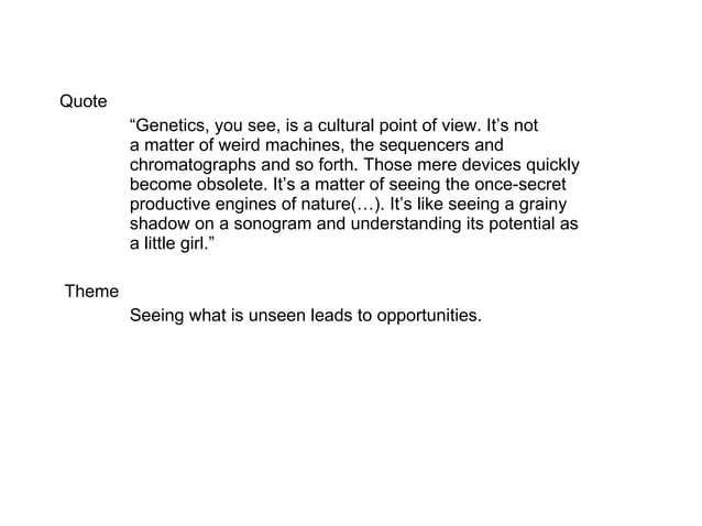 Seeing the unseen | PPT