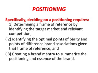 Brand positioning | PPTX