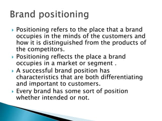 Brand positioning | PPTX