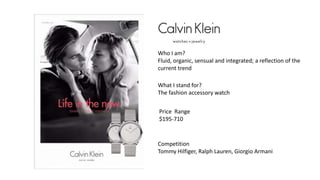 Brand positioning of Swatch group | PPTX