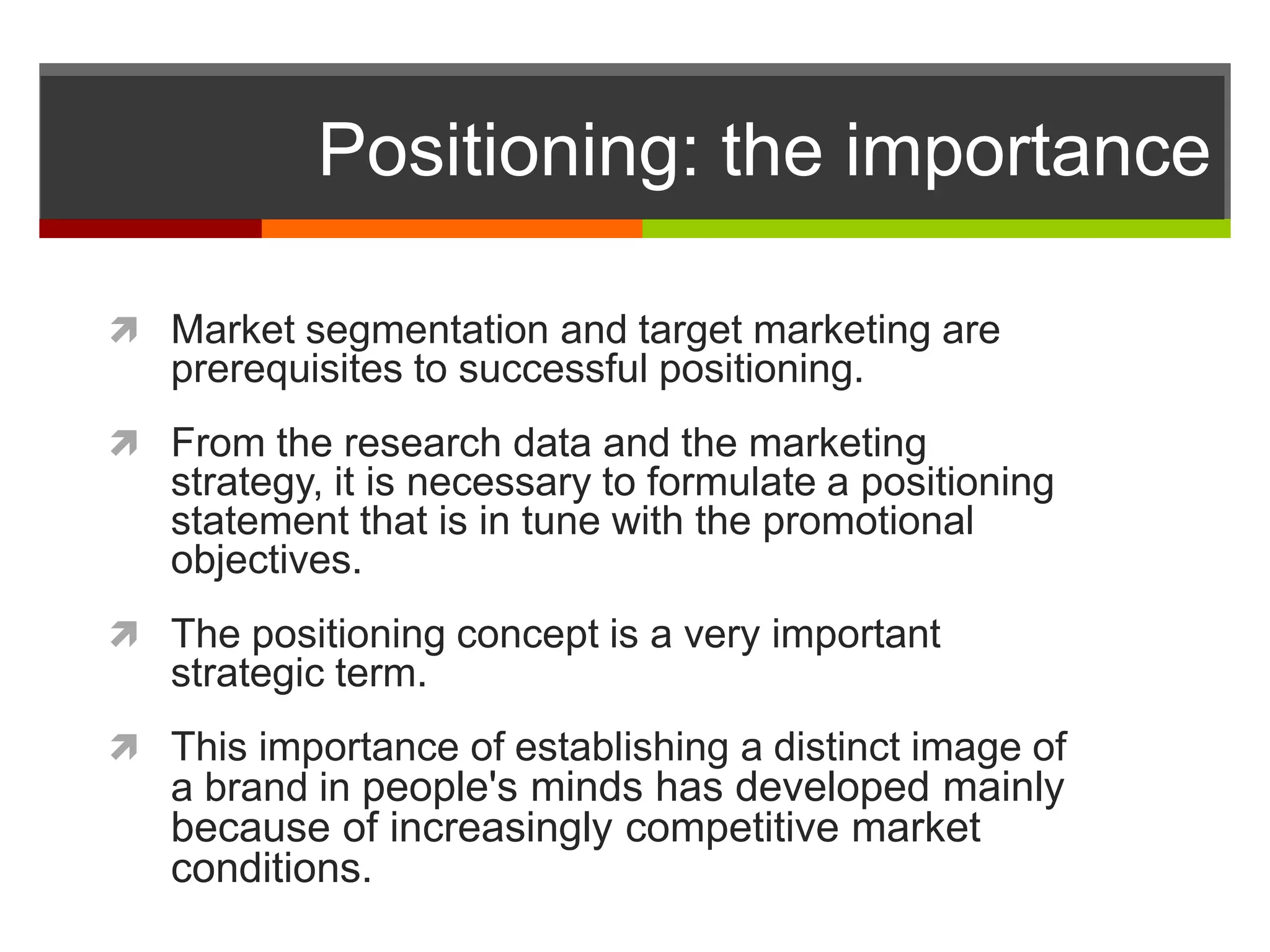 Brand positioning & strategy | PPTX