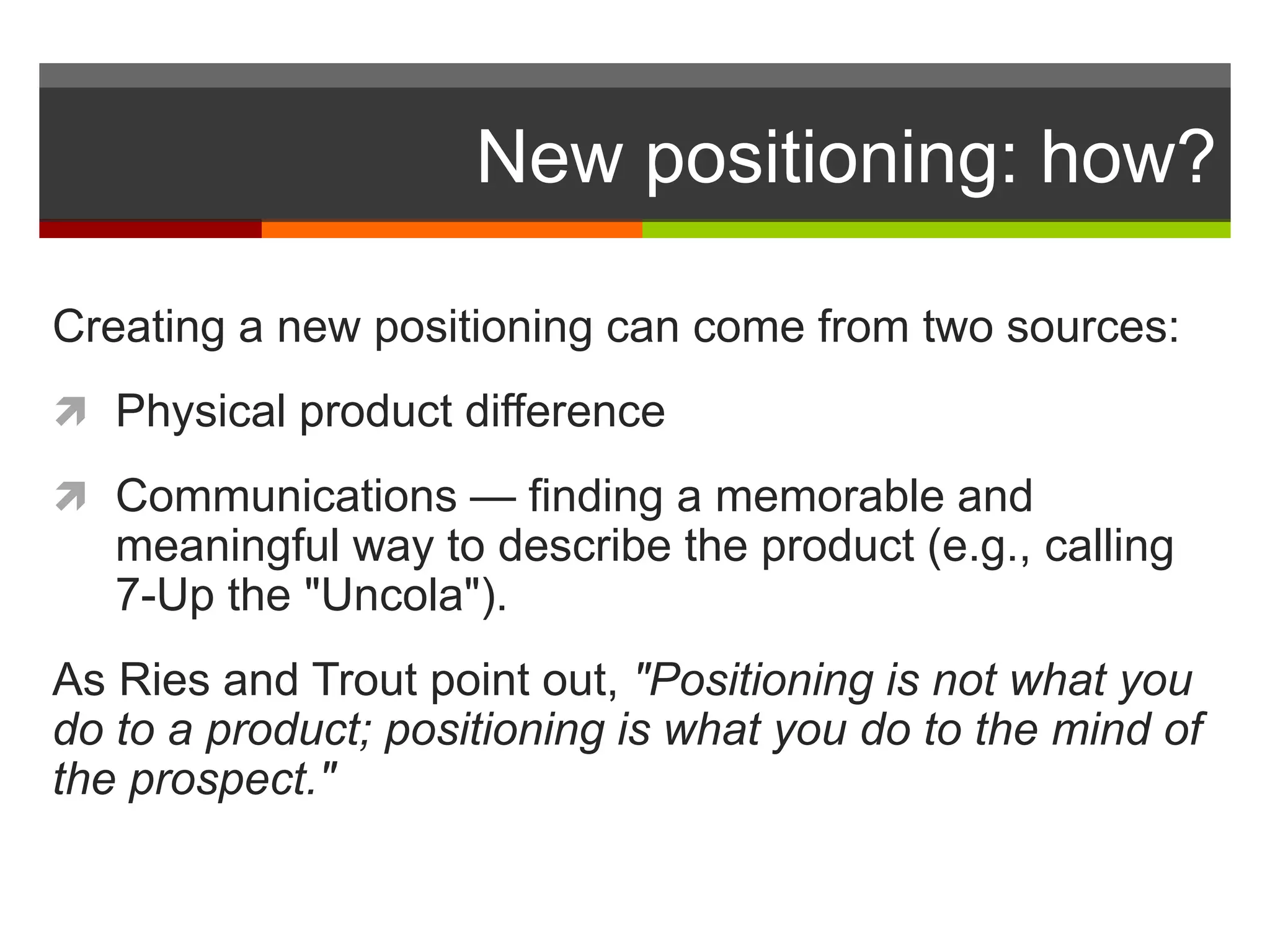 Brand positioning & strategy | PPTX