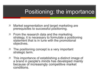 Brand positioning & strategy | PPTX
