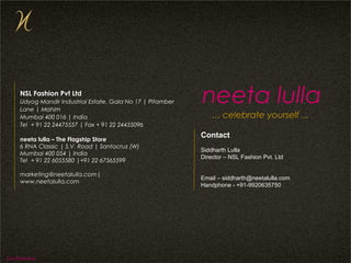 Brand presentation NSL | PPT