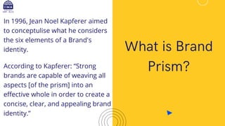 Kapferer's Brand Identity Prism - IIMA | PDF