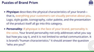 Kapferer's Brand Identity Prism - IIMA | PDF