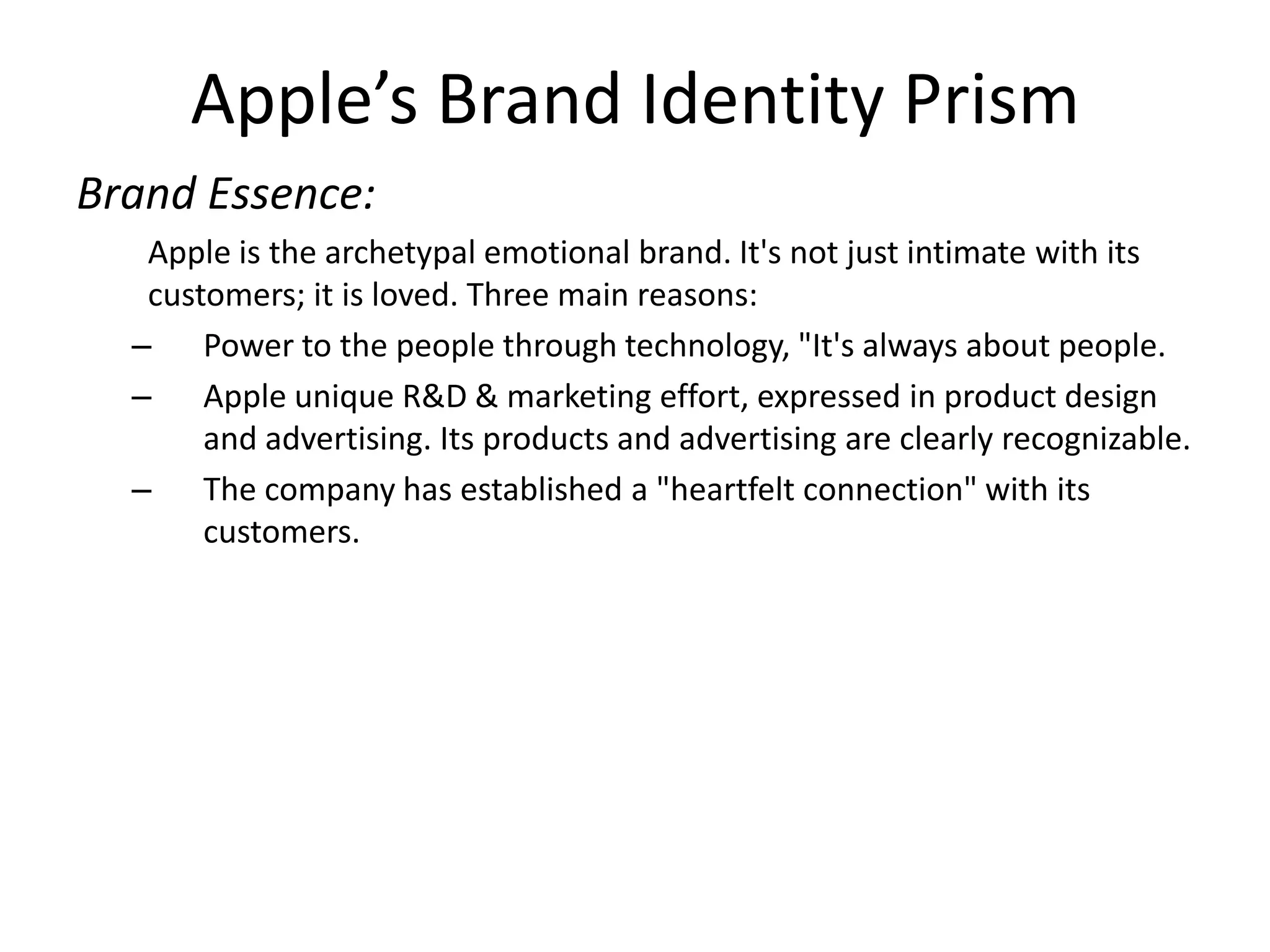 Brand project: Apple | PPTX