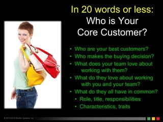 Brand Promise and Core Customer | POTX