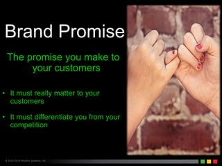 Brand Promise and Core Customer | POTX